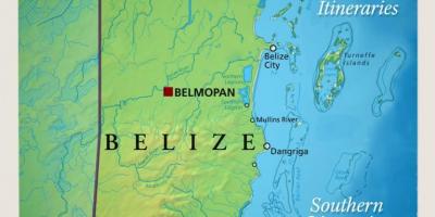 Belize City Port Map